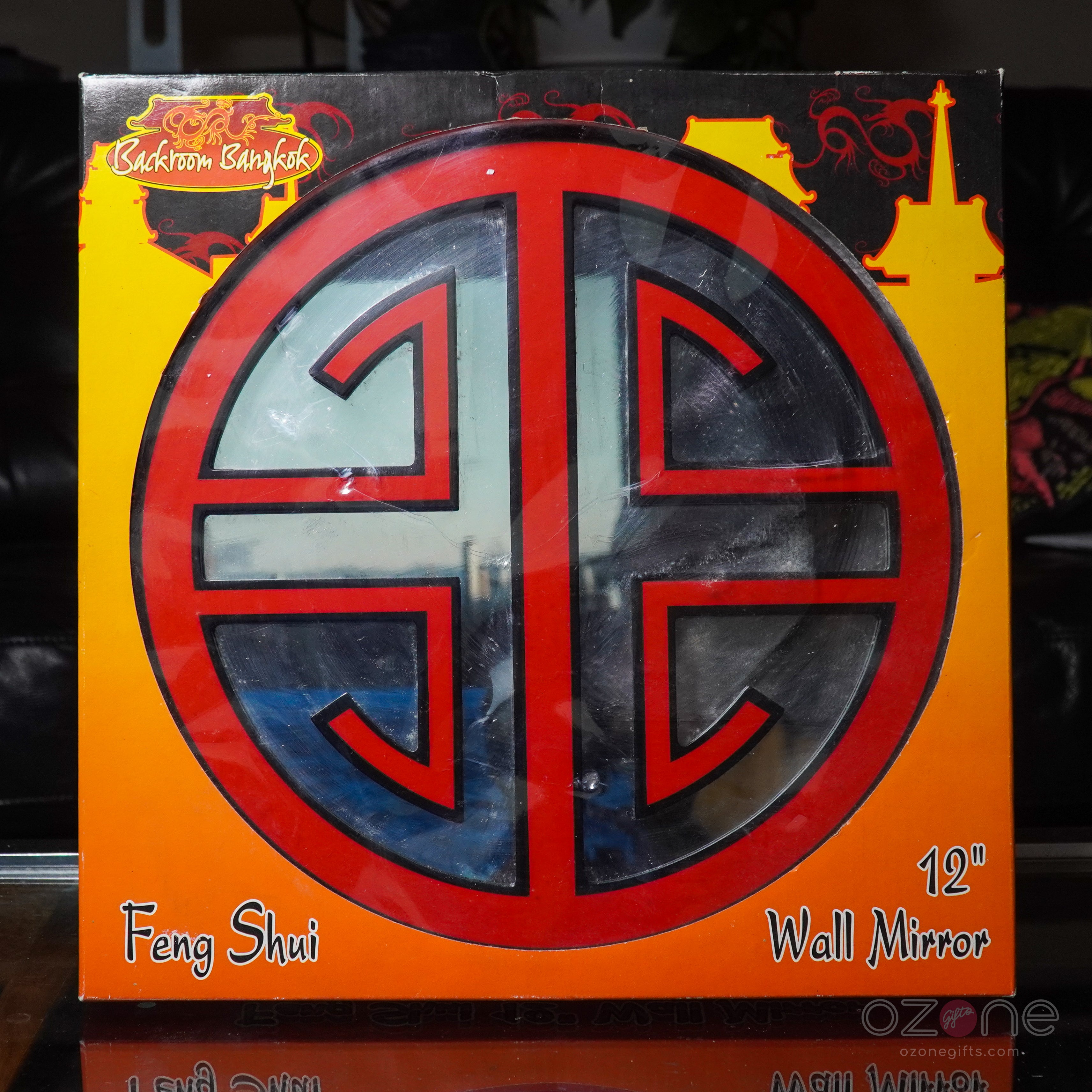 Feng Shui 12" Wall Mirror - New in Box - Ozone Gifts